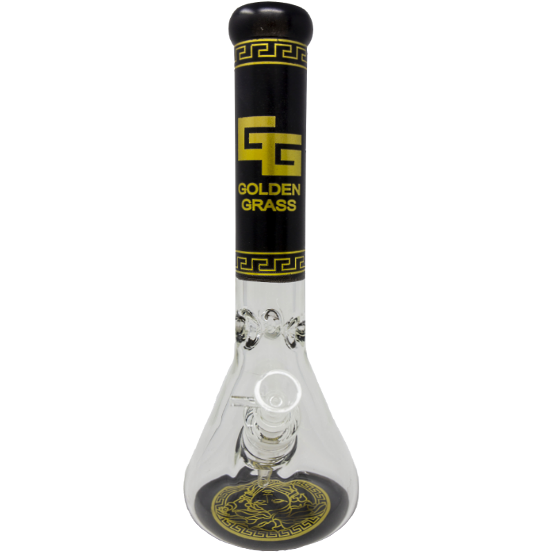 13 7MM Golden Grass Greek Beaker 420 Panda Distribution