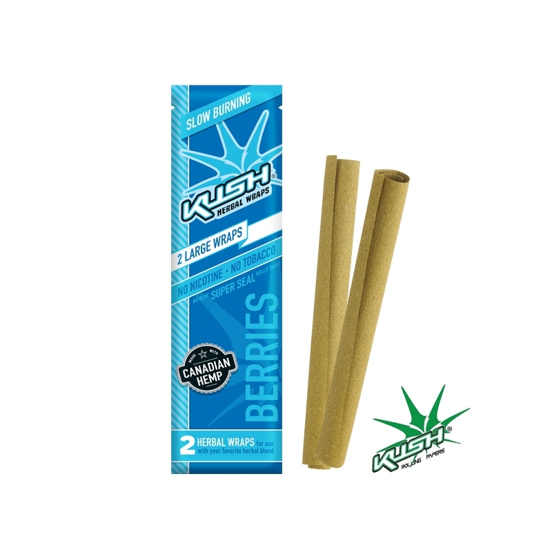 KUSH HEMP WRAPS BERRIES - 420 Panda distribution