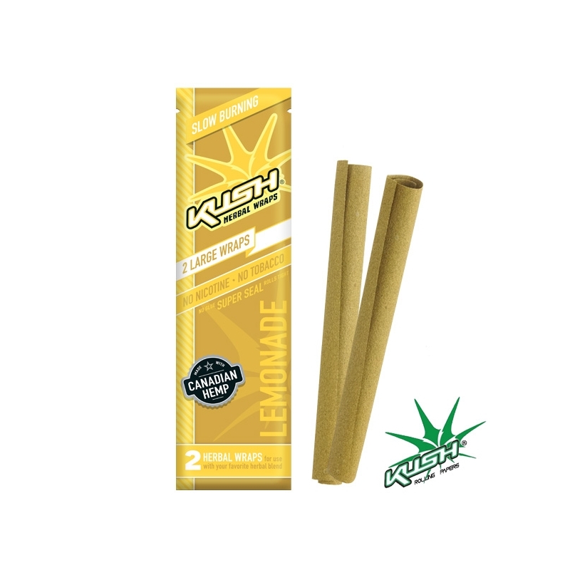 KUSH HEMP WRAPS LEMONADE - 420 Panda distribution